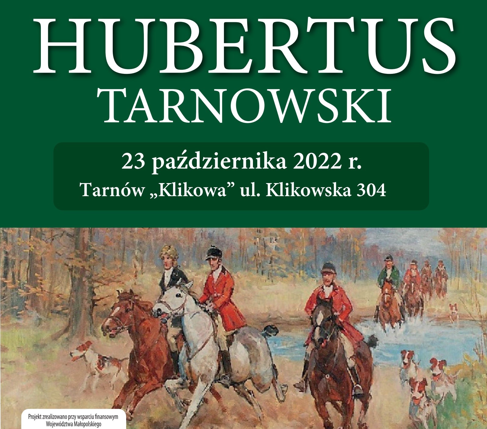 Hubertus w Klikowej już w najbliższą niedzielę / 23 października 2022 r.