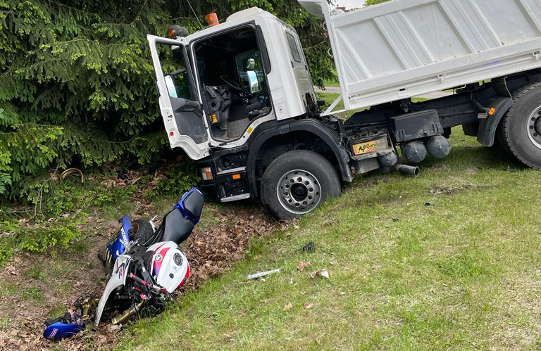 Wypadek motocyklisty - informatorbrzeski.pl - Brzesko, Bochnia, Dąbrowa Tarnowska, Tarnów ...