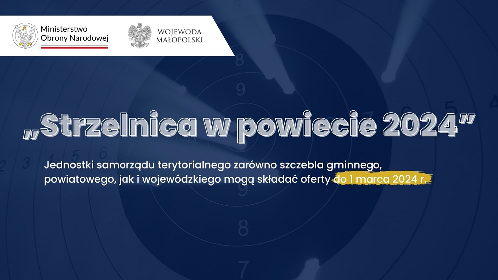 Trwa konkurs Ministra Obrony Narodowej "Strzelnica w powiecie 2024" - informatorbrzeski.pl ...